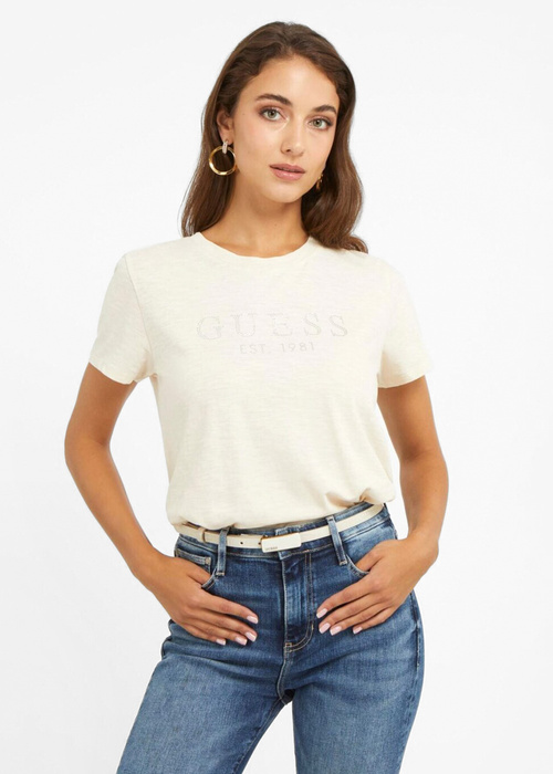 Damen T-Shirt GUESS SS GUESS 1981 CRYSTAL EASY TEE - 17,43 € - Sneaker Peeker - Größte Rabatte ...