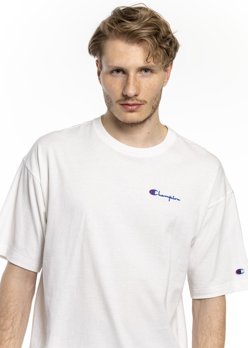Champion Premium Small Script Logo Crewneck T-Shirt (214282-WW001) - 17 ...