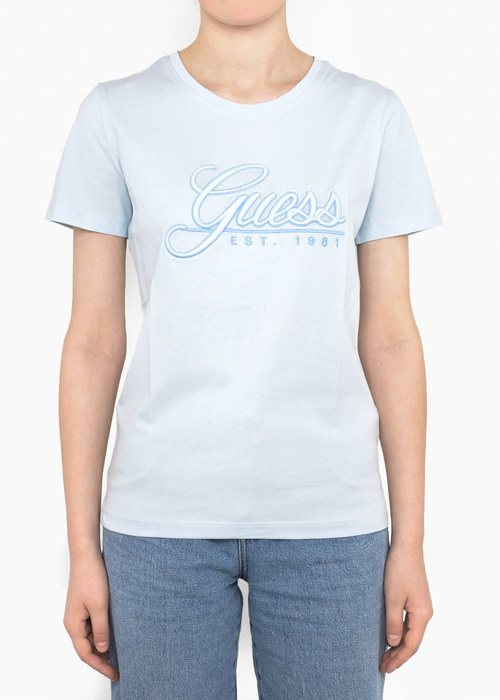Damen T-Shirt GUESS SS RN GUESS SCRIPT TEE - 26,99 € - Sneaker Peeker - Größte Rabatte! Schuhe ...