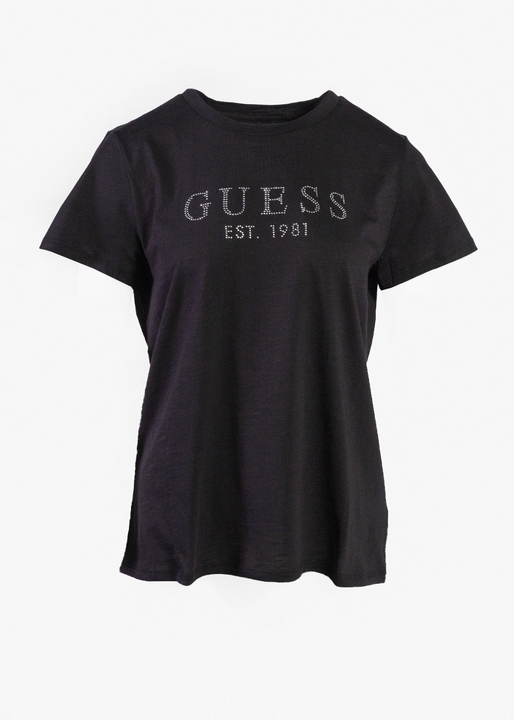Damen T-Shirt GUESS SS GUESS 1981 CRYSTAL EASY TEE - 21,79 € - Sneaker Peeker - Größte Rabatte ...